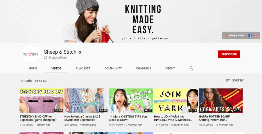 82 Brilliant Knitting YouTube Channels